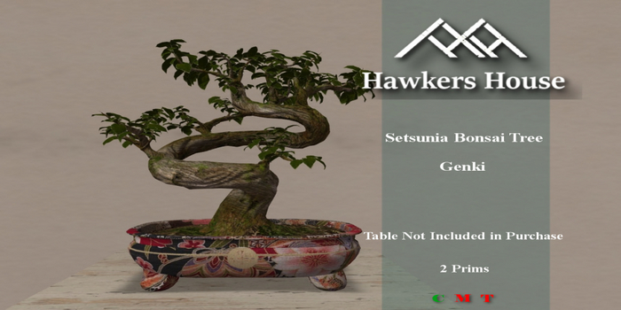 Second Life Marketplace - *HH* Setsunia Bonsai Tree Genki